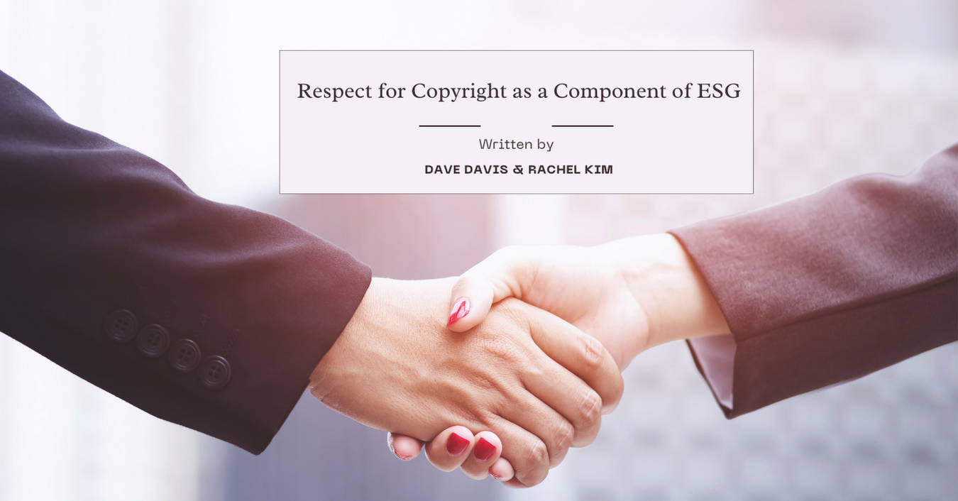 Respect for Copyright as a Component of ESG | Copyright Alliance