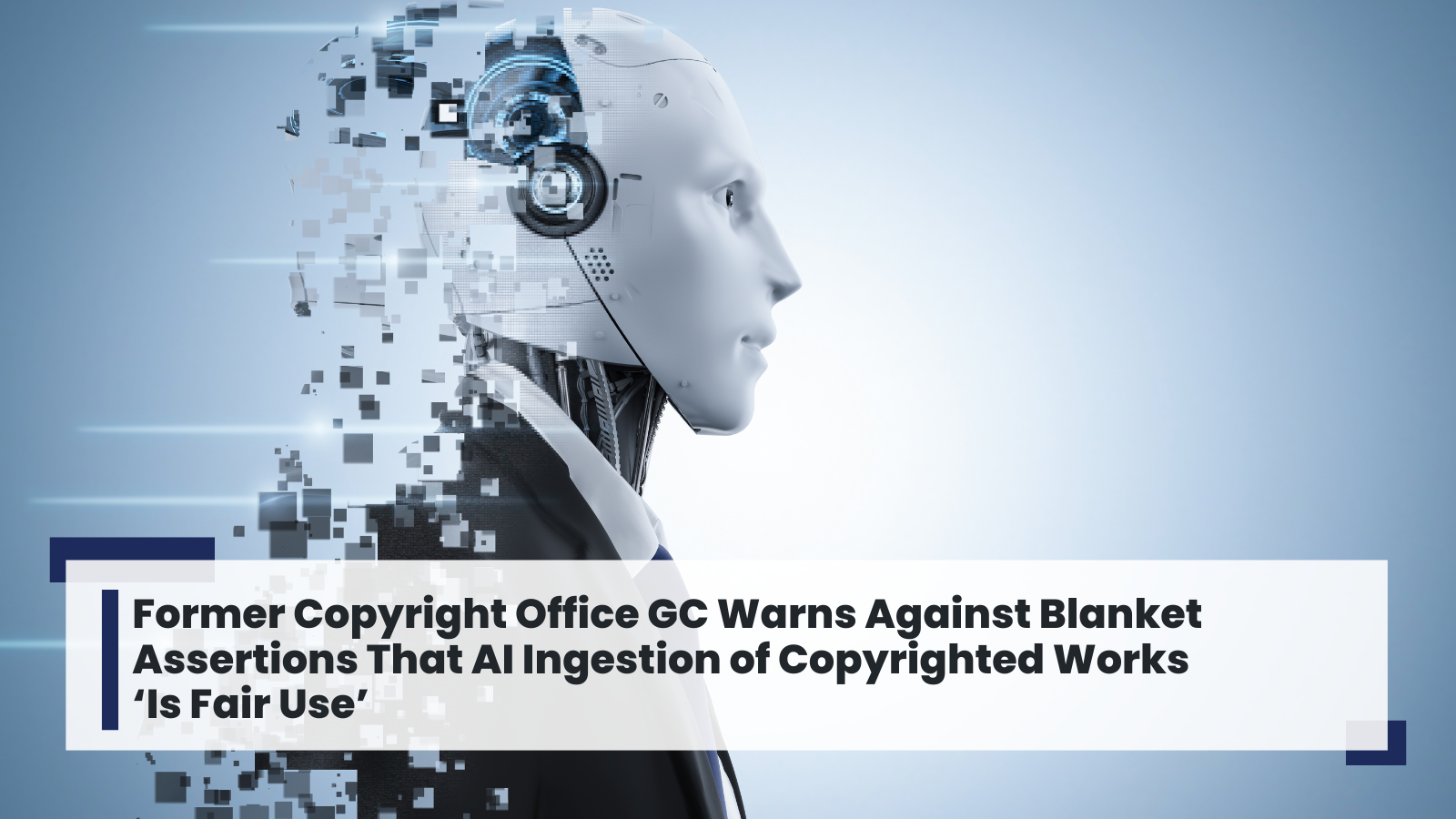 Warns Against Blanket Assertions That AI Ingestion of Copyrighted Works ...