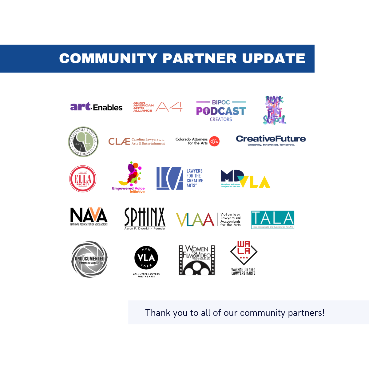 Copyright Alliance Announces Community Partner Update | Press Release
