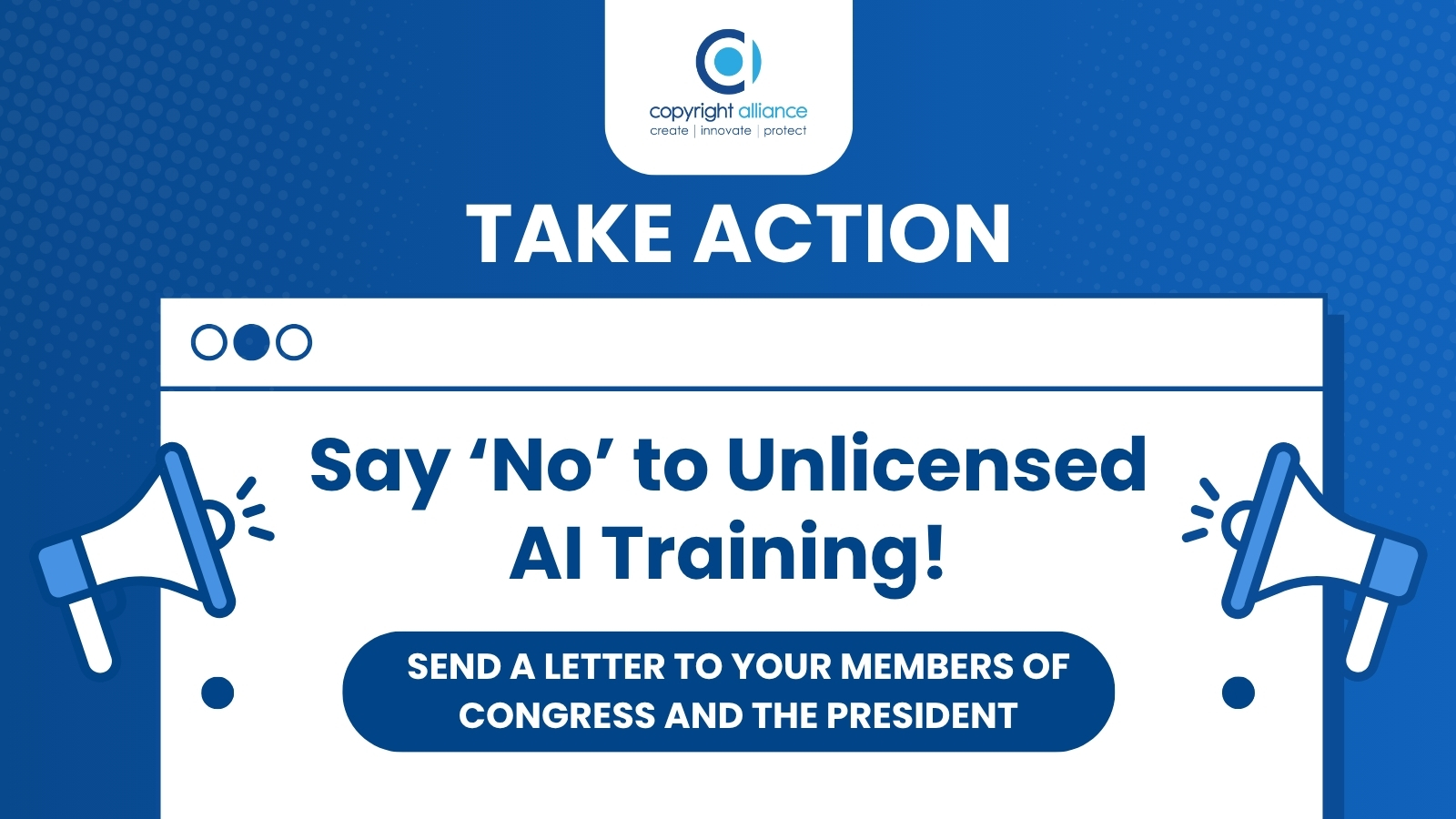 Say 'No' to Unlicensed AI Training | Letter to Representatives ...