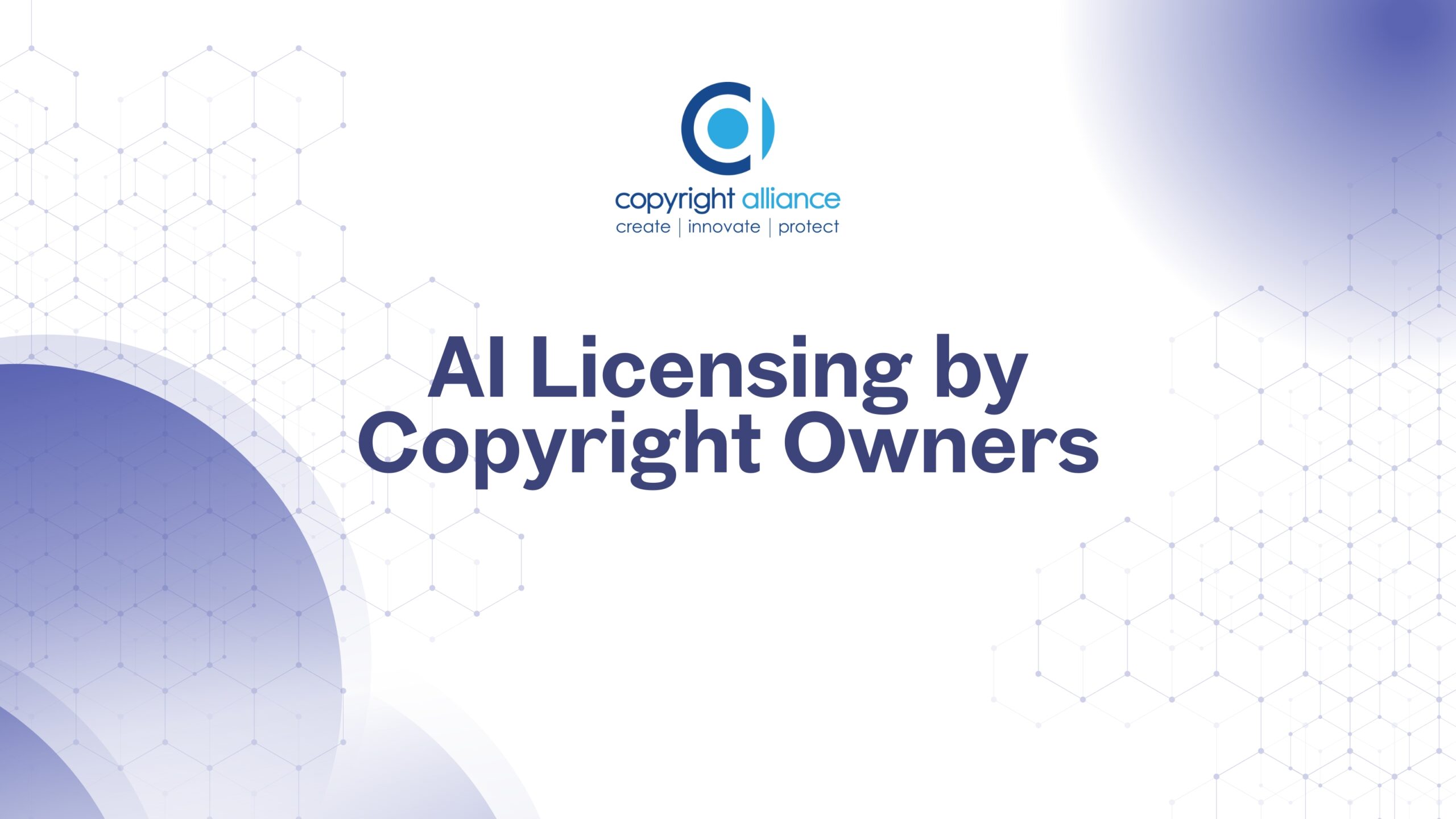 AI Licensing by Copyright Owners | Copyright Alliance