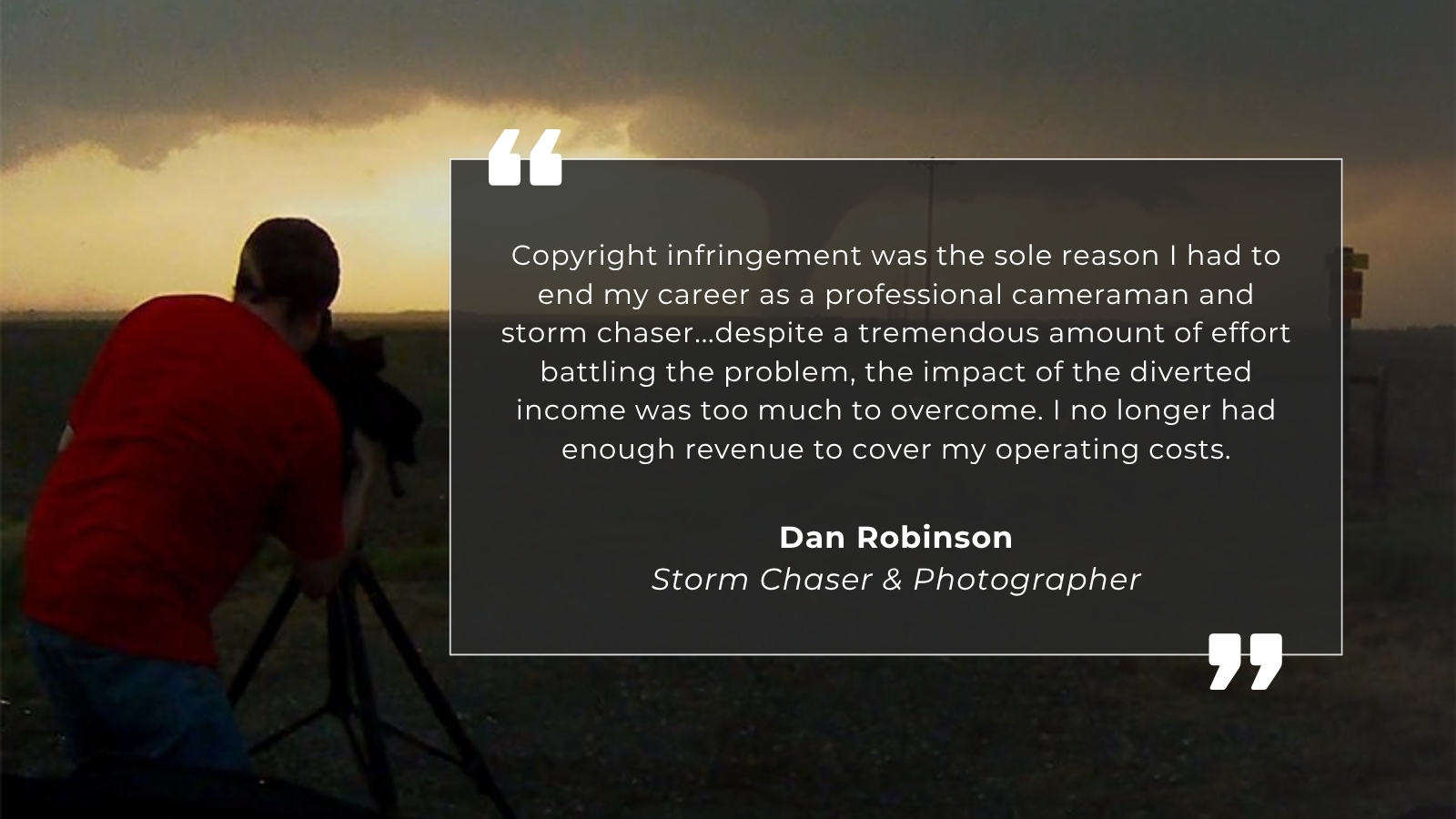 Creator Spotlight Storm Chaser Photographer Dan Robinson